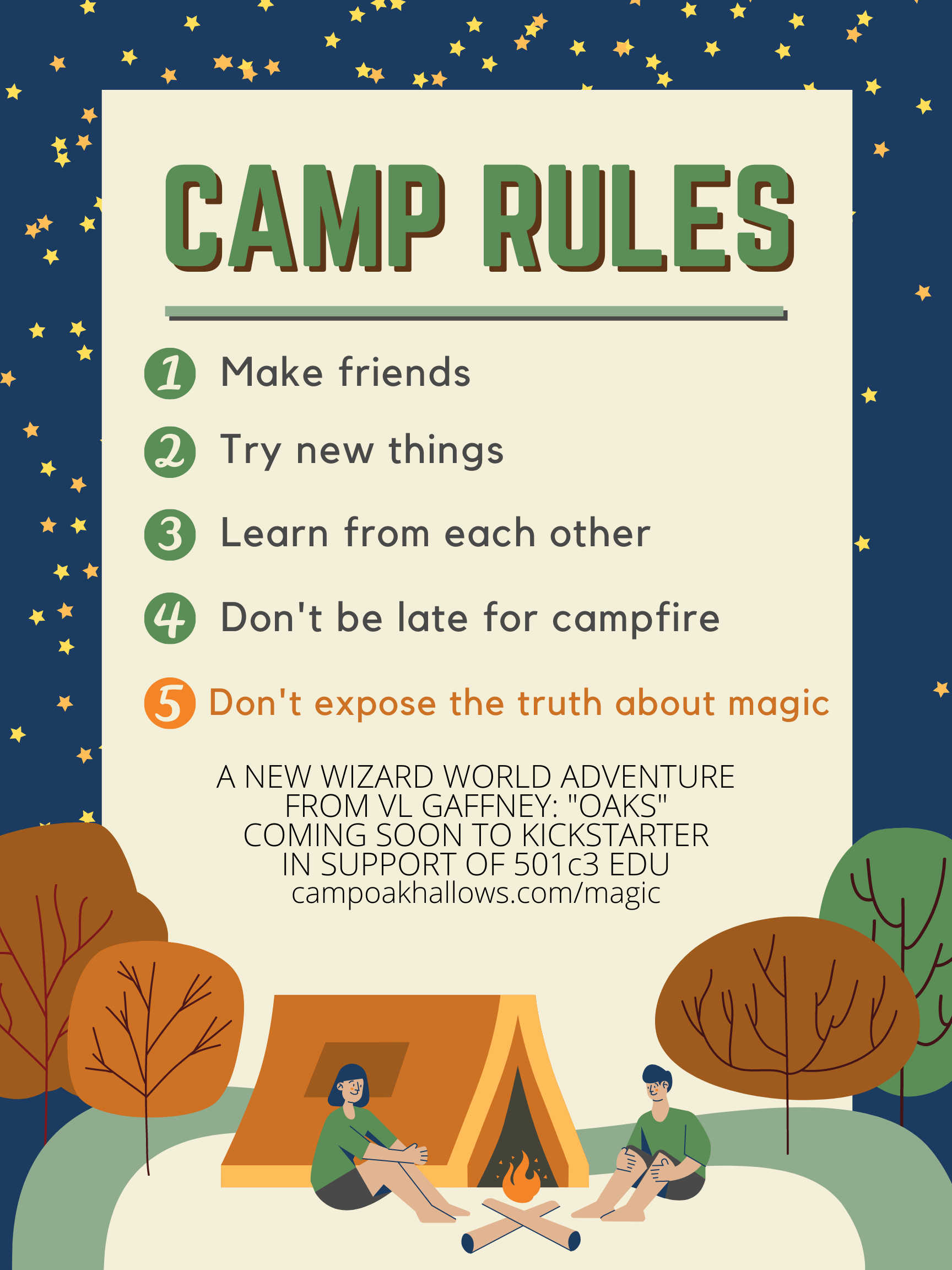 OAKS: a YA Fantasy set in real-life Camp Oak Hallows – Camp Oak Hallows